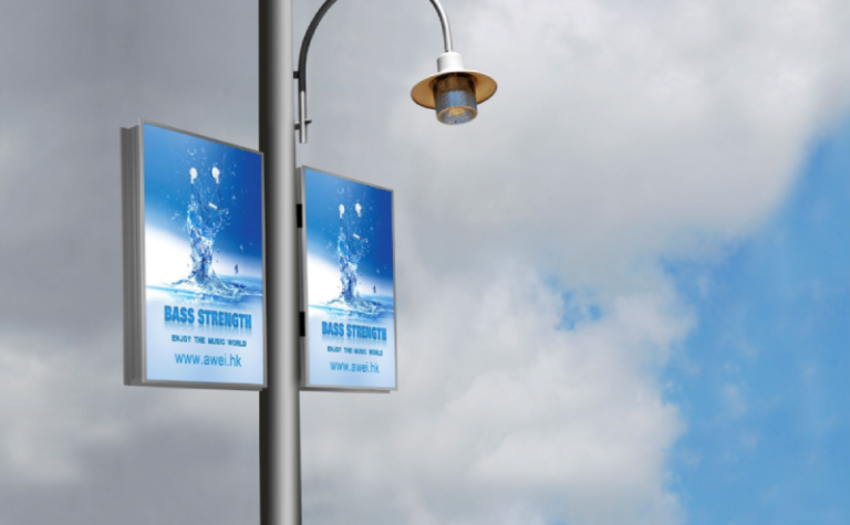 What Is Lamp Post Advertising - MOKOLight
